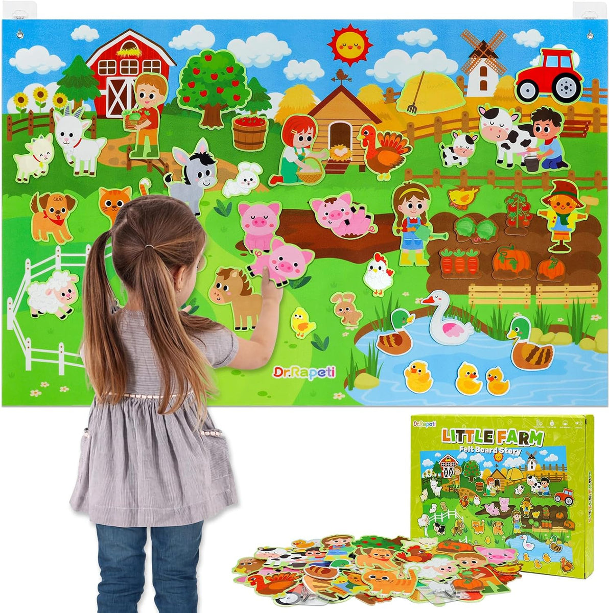 Montessori Felt Farm Play Board – Project Montessori